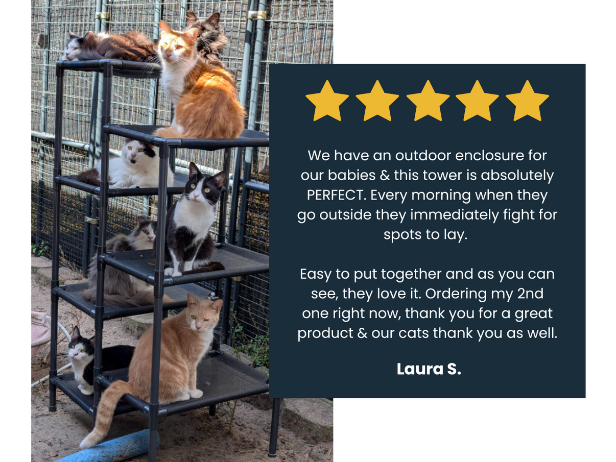 Outdoor Cat Tower - 7 Tier – LuxeyPets