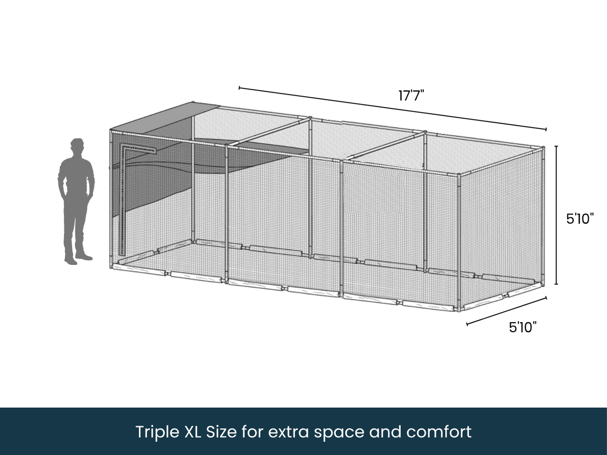 Portable Cat Enclosure - Strong & Secure - 17'9" – LuxeyPets